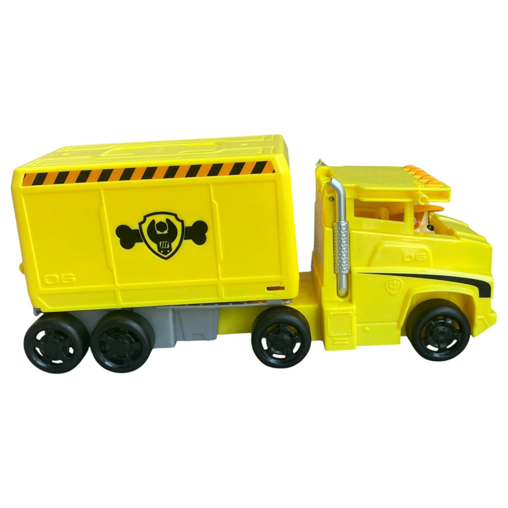 Paw Patrol Big Truck Pups Rubble Transforming Toy Truck with ...