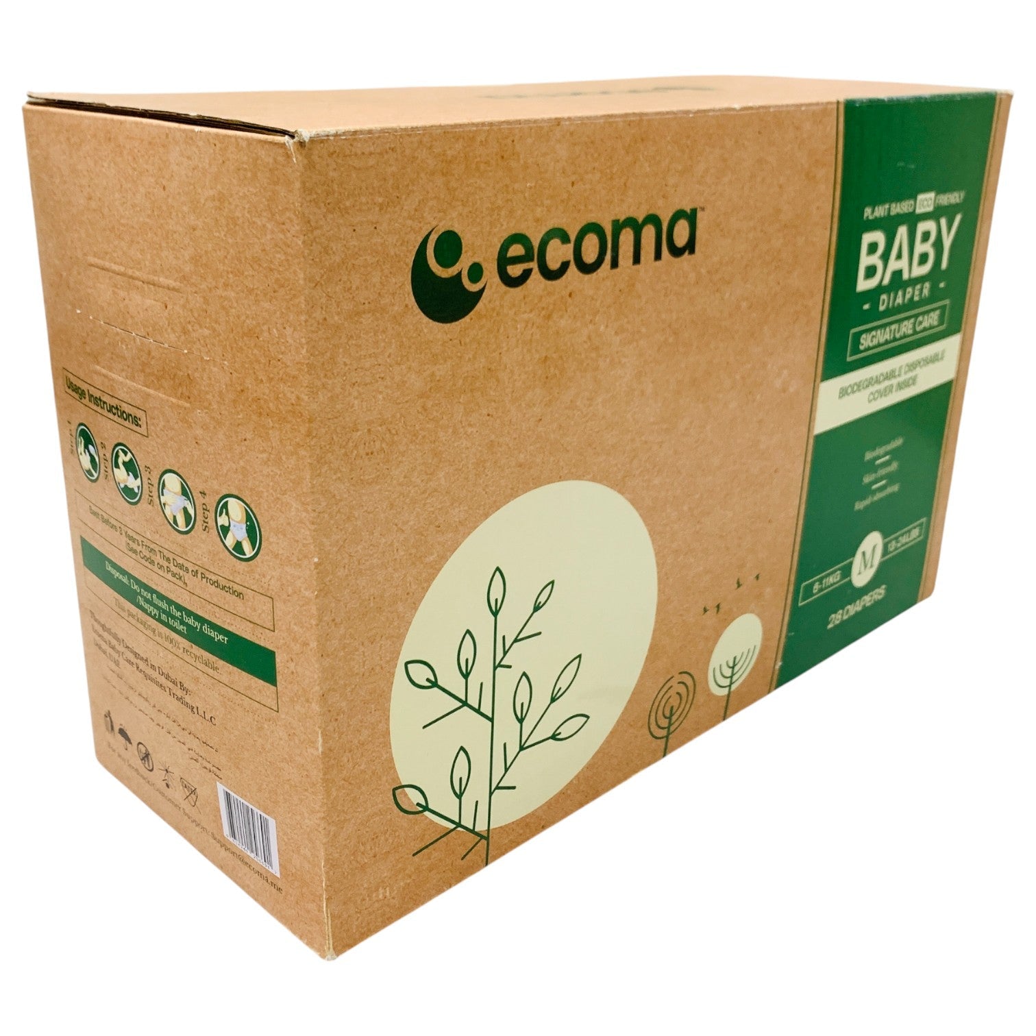 Ecoma Signature Care Baby Diapers Medium - 28 Pcs | Shop used Diapering ...