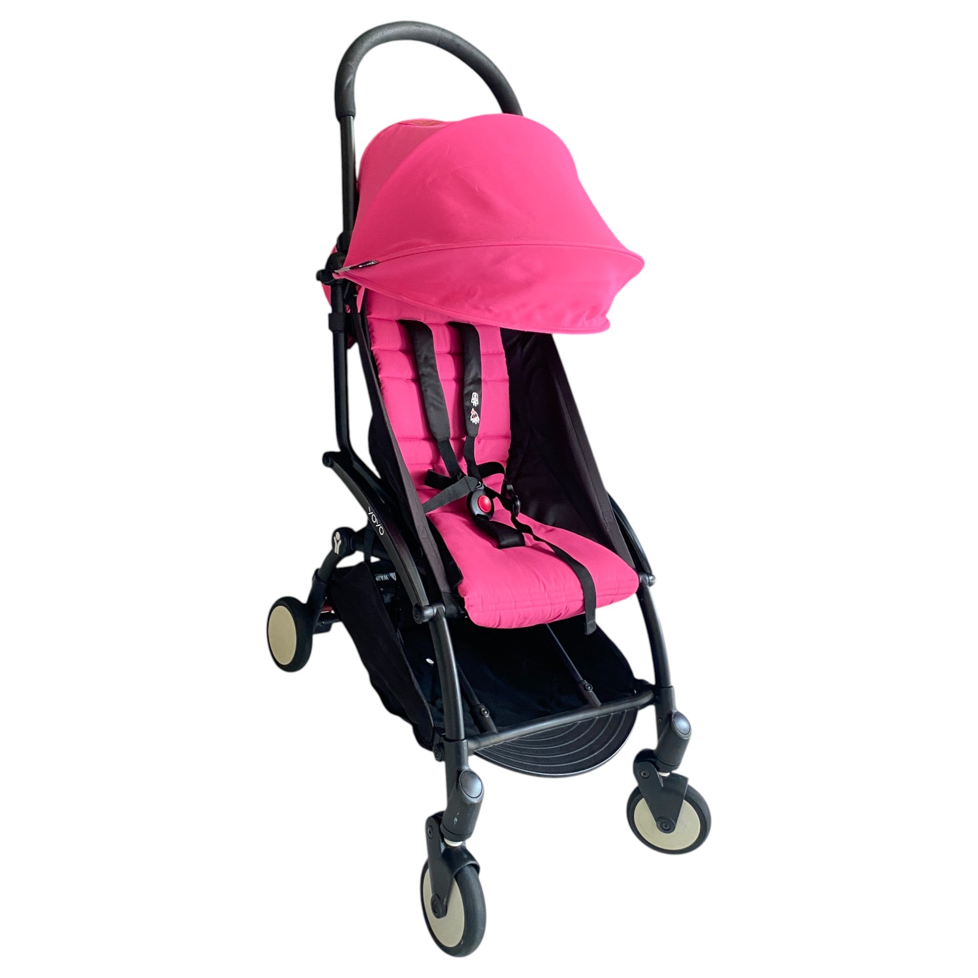 Babyzen YOYO+ Complete Stroller Set With Black Frame & 6m+ Pink Color ...