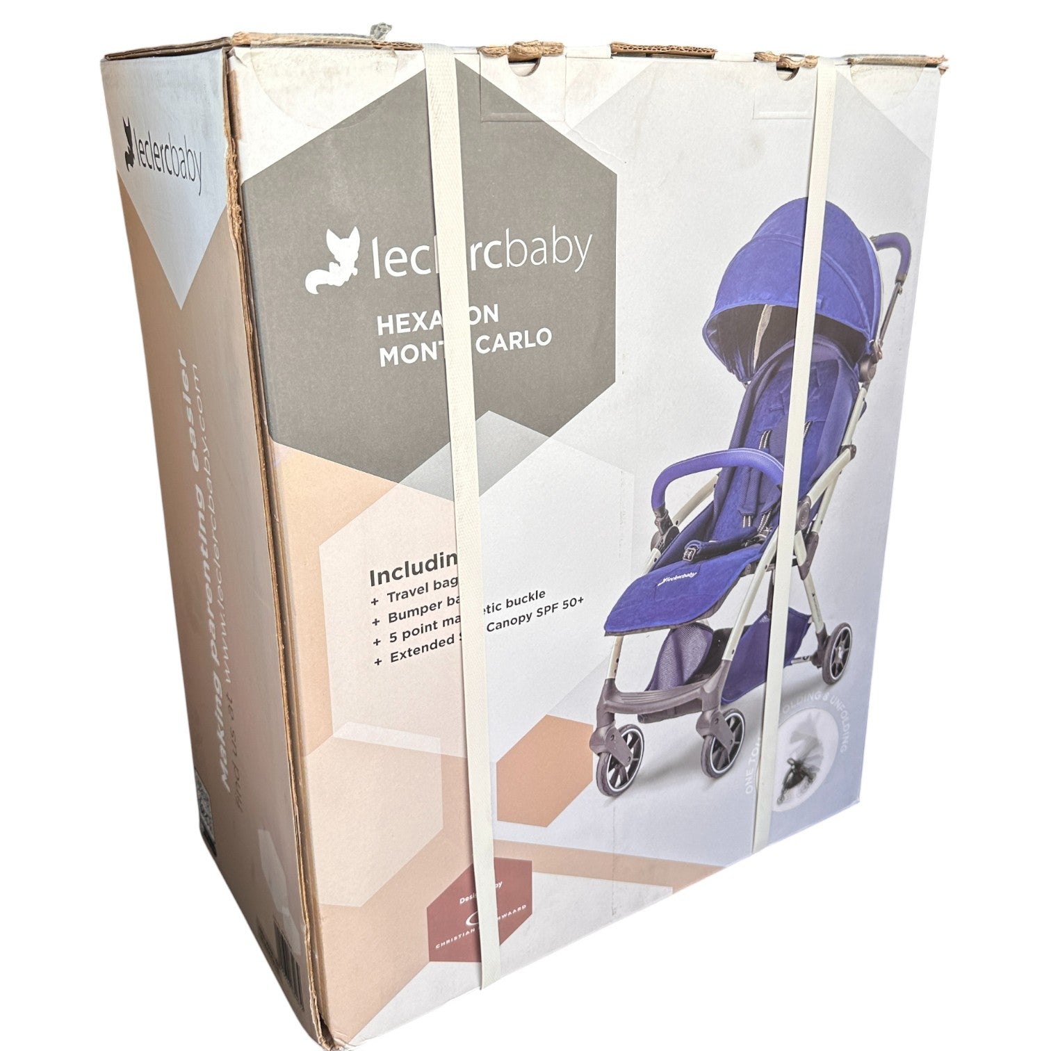 Leclerc Baby Hexagon Monte Carlo Stroller - Blue | Shop used Strollers ...
