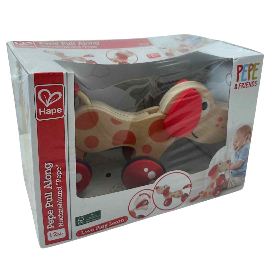 Hape Puppy Push & Pull Walk-A-Long Wooden Toy | Shop used Active Play ...