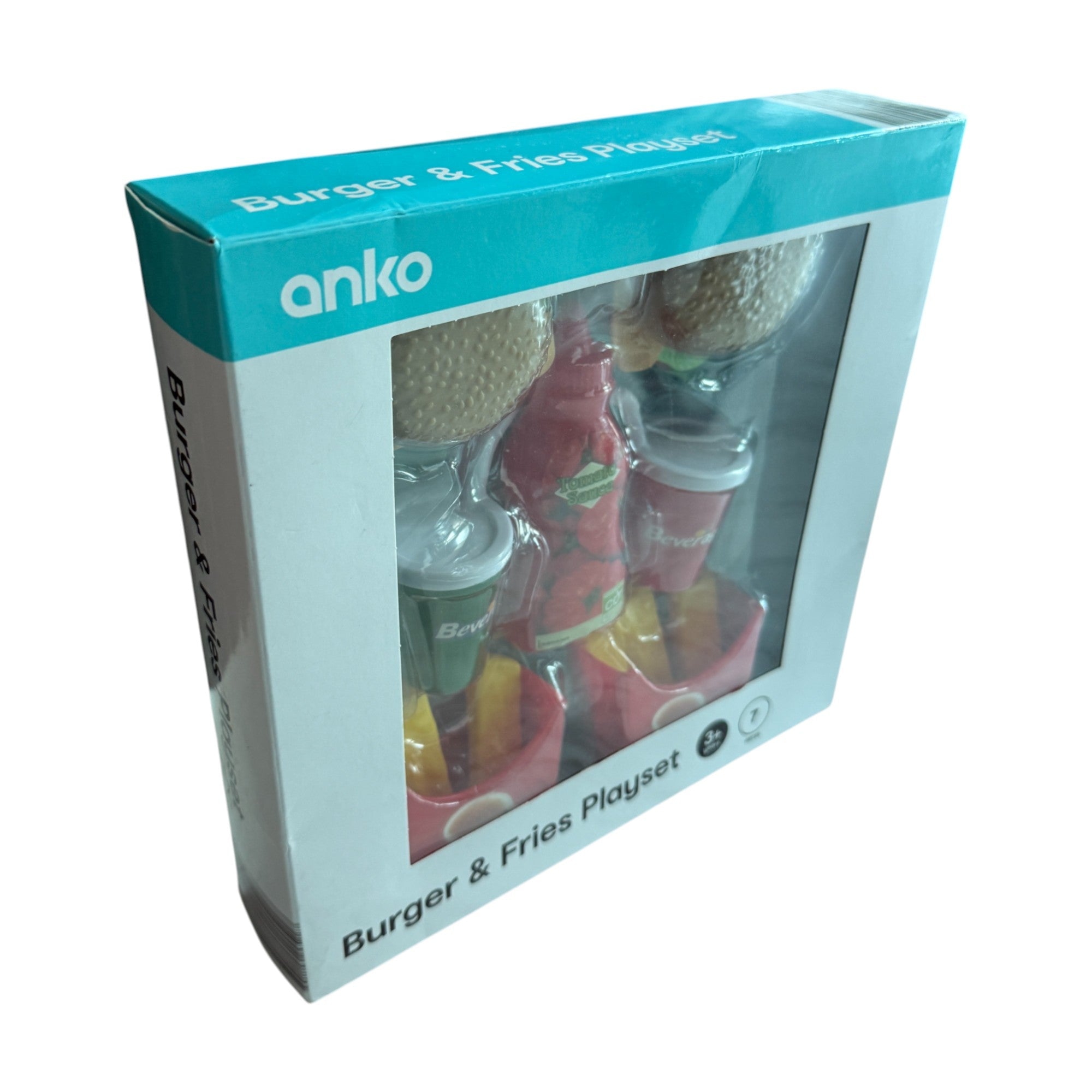Anko Burger and Fried Playset | Shop used Pretend Play in UAE | Secondful