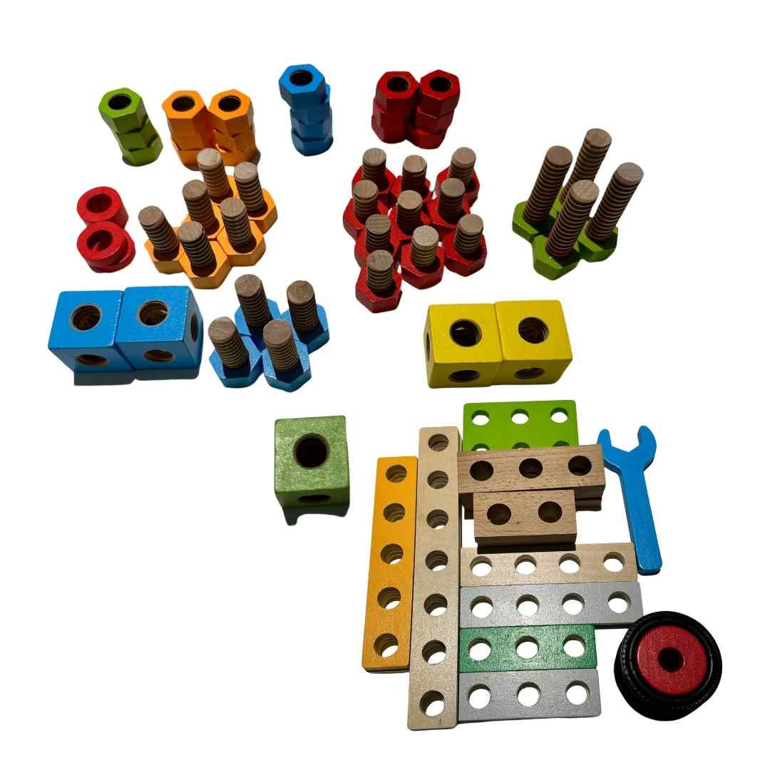 Secondful | Mini Matters Wooden Construction Building Set | Shop used ...