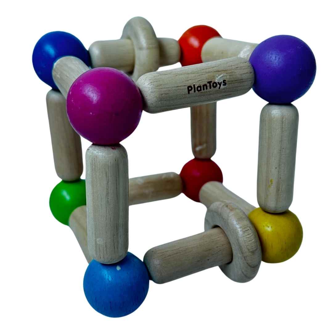 Secondful | Plan Toys Wooden Square Clutching Toy | Shop used Active ...