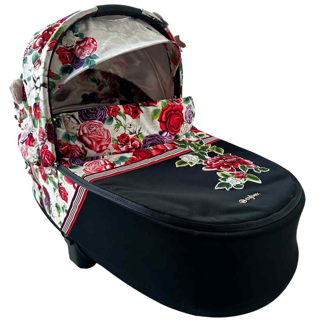 Secondful | Cybex Platinum Priam Lux Carry Cot - Spring Blossom Light ...
