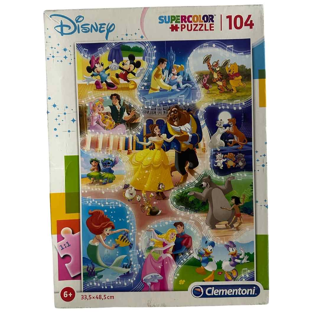 Clementoni Disney Classic Supercolor Puzzle (104 Pieces) | Shop used ...