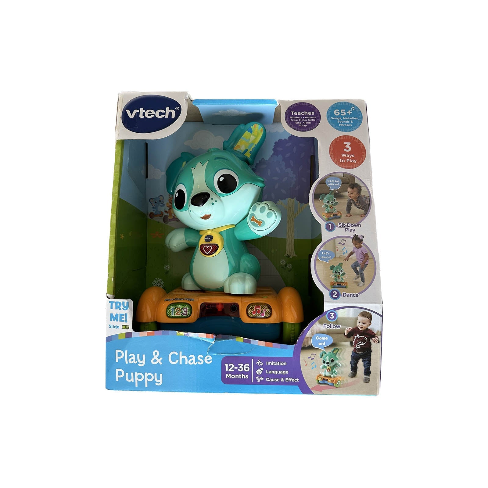 Secondful | VTech Play & Chase Puppy Interactive Baby Toy | Shop used ...